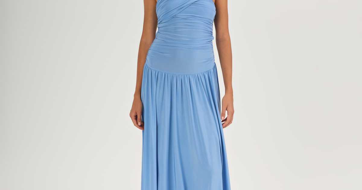 Delphine Baby Blue Dress - HAALS